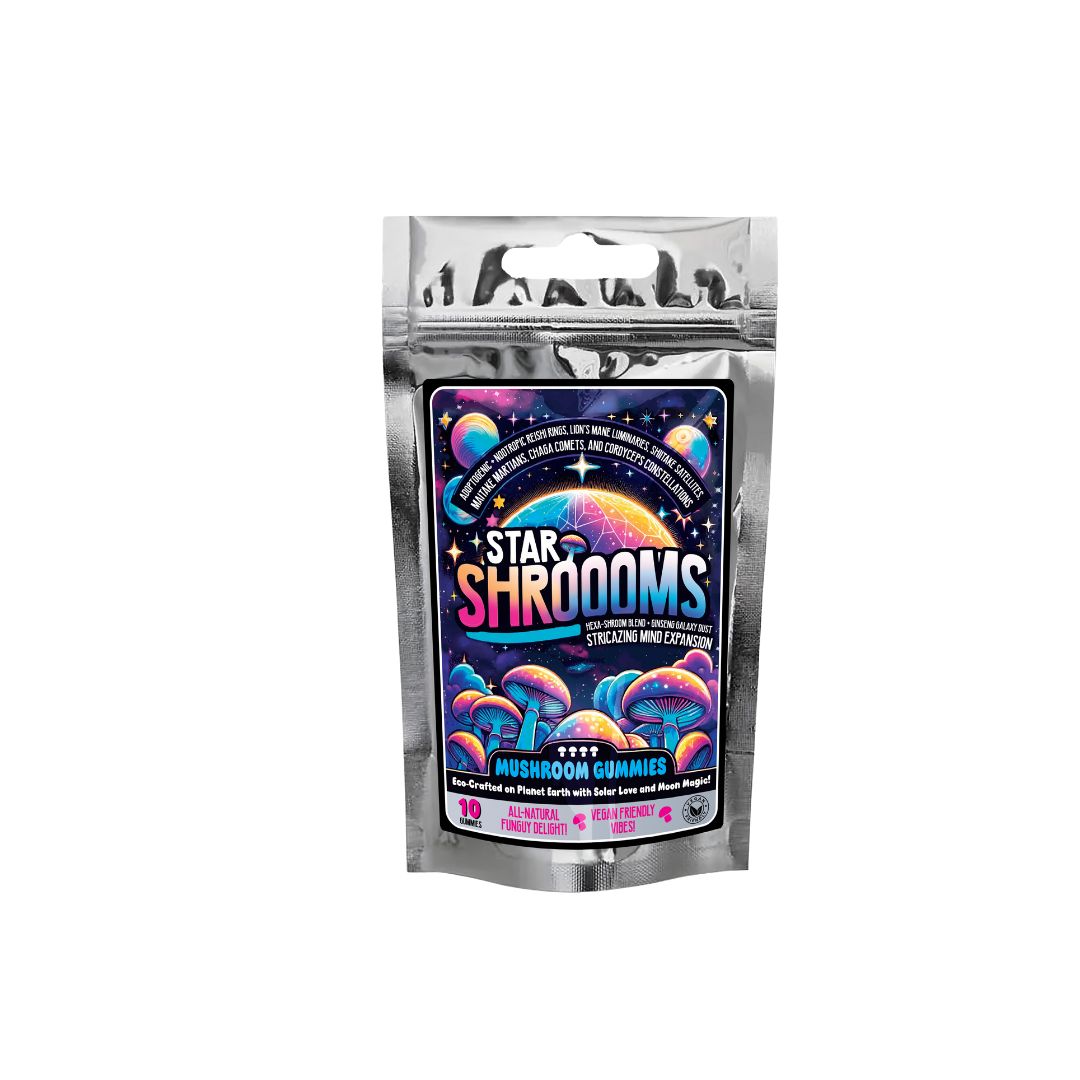 Innooova Starshroooms Nootropic + Adaptagenic Mushroom Gummies Full Pa ...