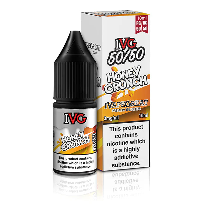 IVG 50/50 Honey Crunch – Scarlett Vapes