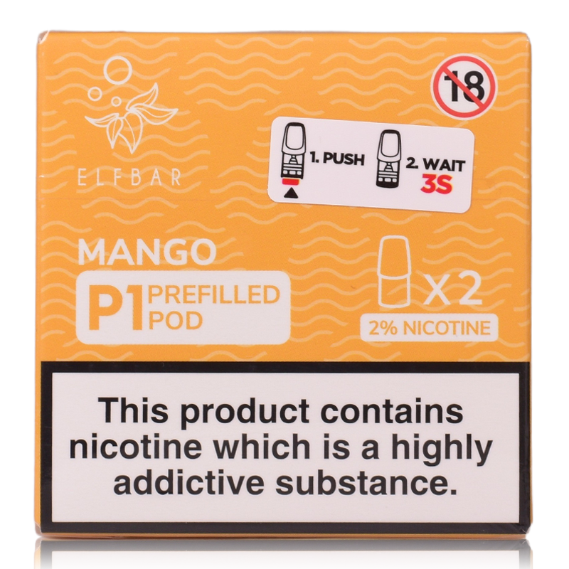 Elf Bar Prefilled Pods P1 Mango – Scarlett Vapes